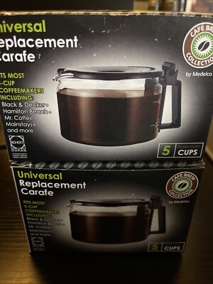 Universal Replacement Cafe Brew Collection Carafe 5 Cups (2pack) | eBay