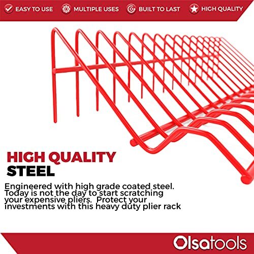 16 Slot Plier Rack Tool Organizer Drawer Storage Wire Rack for Most ...