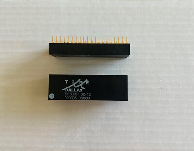 Dallas DS5000T-32-12 32K bytes 12MHz Soft Microcontroller Module DIP40 ...