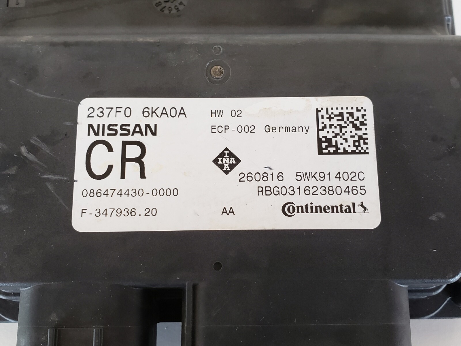 2017 Infiniti QX60 237F0 6KA0A Computer Brain Engine Control ECU ECM ...