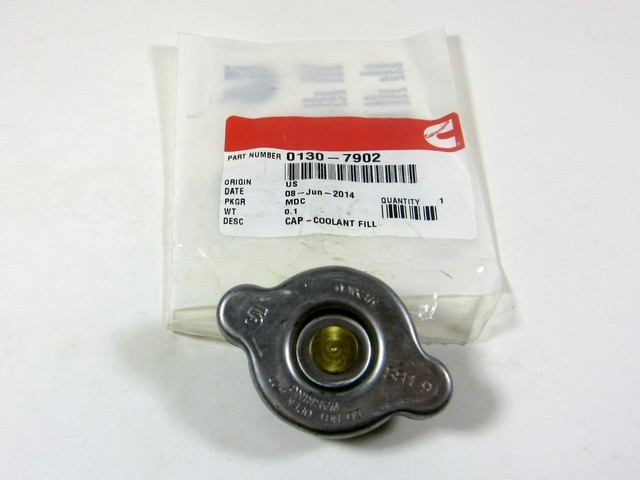 Cummins Onan 130-7902 OEM Diesel RV Generator Radiator Cap HDKAJ HDKAK ...