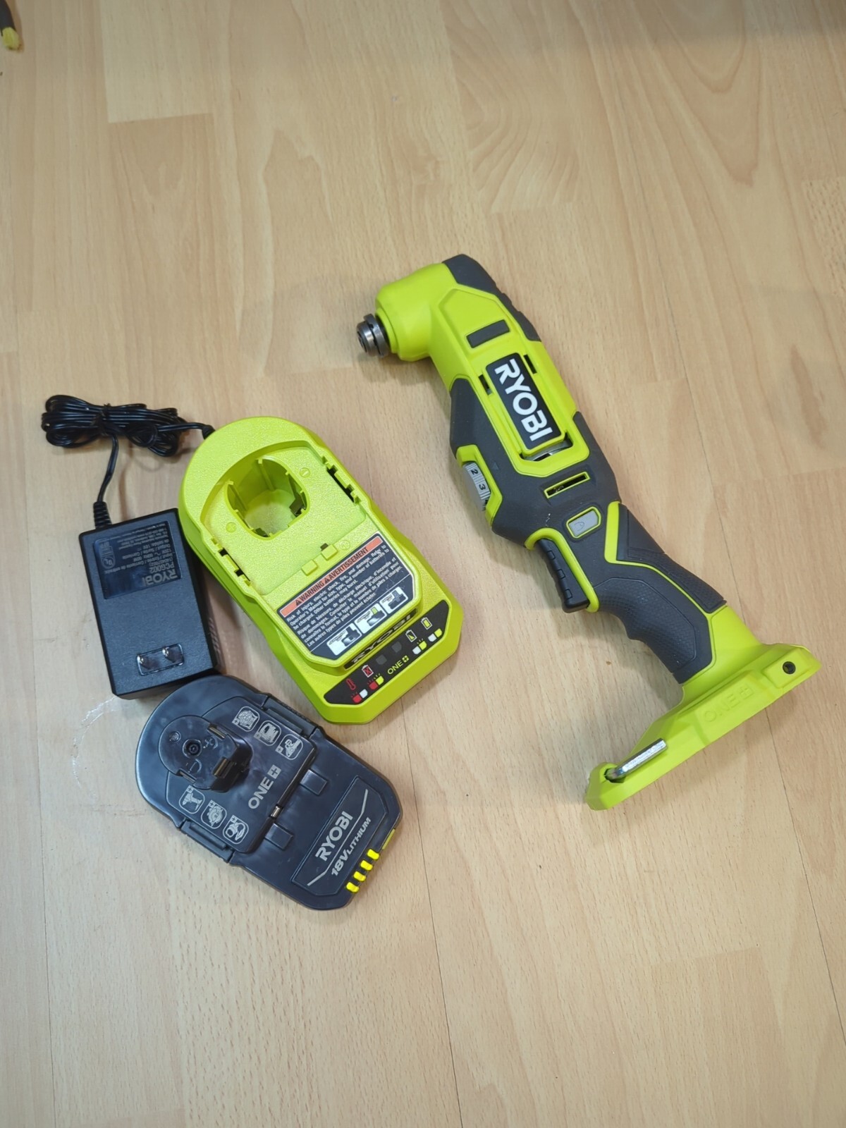 OEM Ryobi PCL430B 18v ONE+ Multi-Tool Blade Kit Including 18v Battery ...