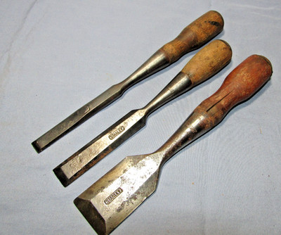3 Vintage Stanley Everlasting Chisels - rough condition | eBay