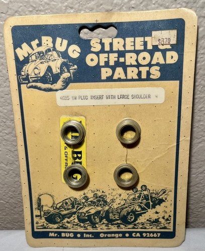 Vintage NOS Mr Bug VW Racing Parts Rare Carded 4035 Insert With Large ...