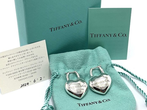 C806 Limited Tiffany Return To Full Heart Earrings Ag925 | eBay