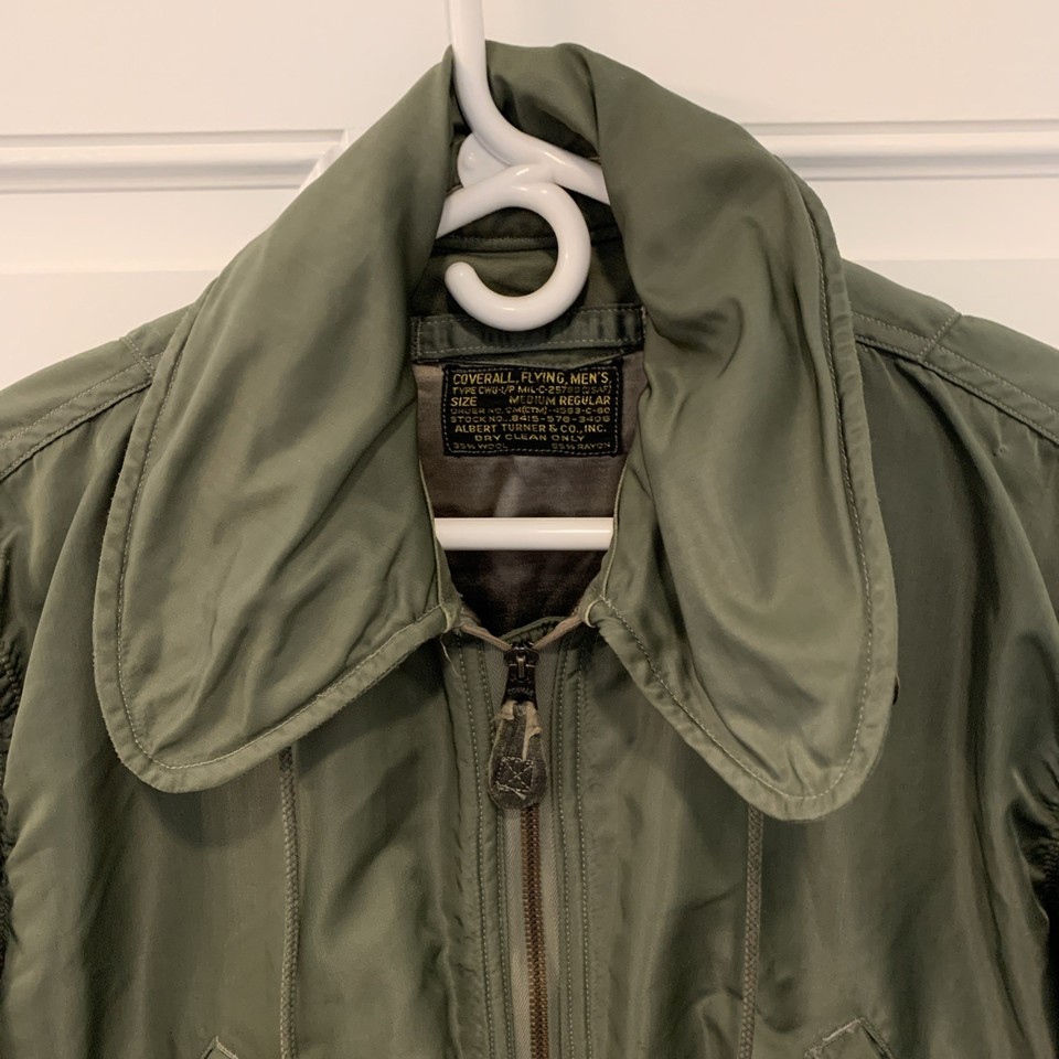 USAF Coveralls Flying Mens Type CWU-1/P Flight Suit ~ Vintage 1960s ...