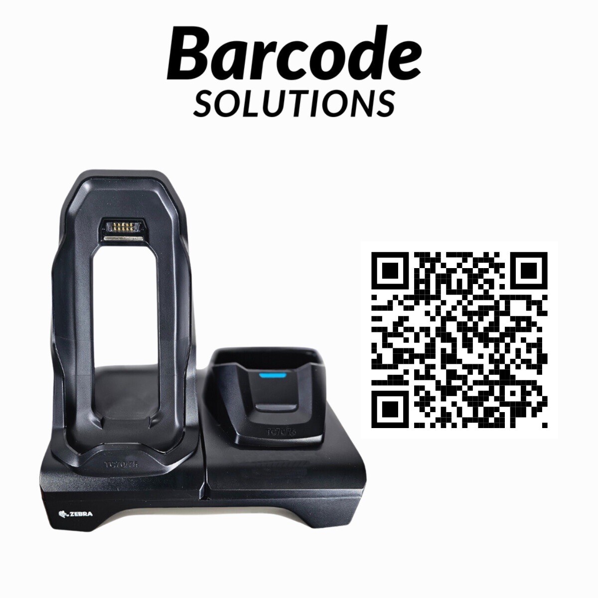 Zebra TC7X Charging Cradle w Battery Charger and CablesCRD-TC7X-SE2EPP ...