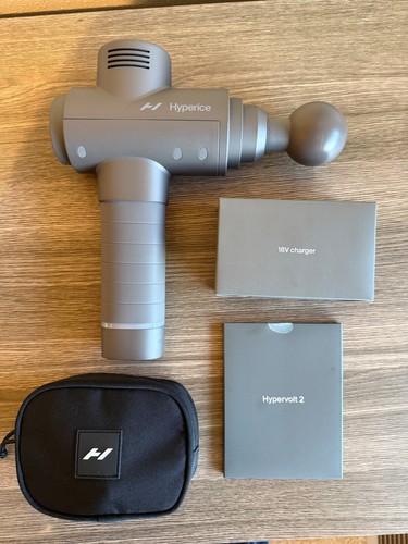 Hyperice Hypervolt 2 Percussion Massage Gun Massager Device Grey 810050280495 | eBay