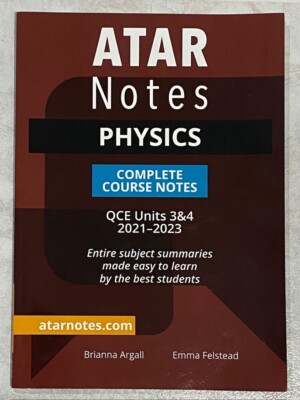ATAR Notes QCE Physics 3&4 Notes | eBay Australia