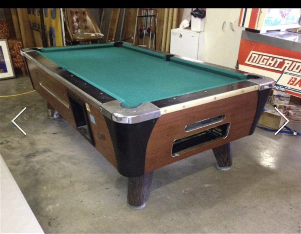 7 FT COIN OPERATED COMMERCIAL POOL TABLES = VALLEY-DYNAMO-GREAT ...