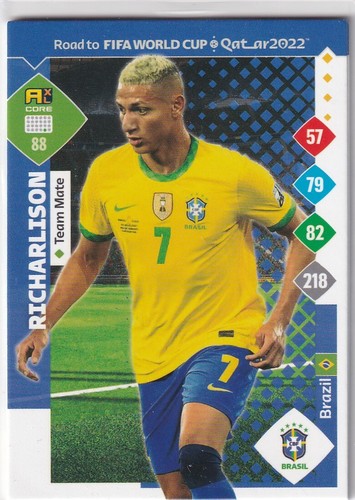 2022 Panini Road To Qatar World Cup Map No. 88 Richarlison | eBay
