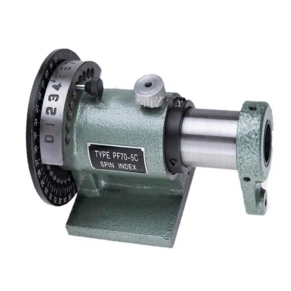 PF70-5C Simple Indexing Head 5C Chuck Equal Split Drilling and Milling ...