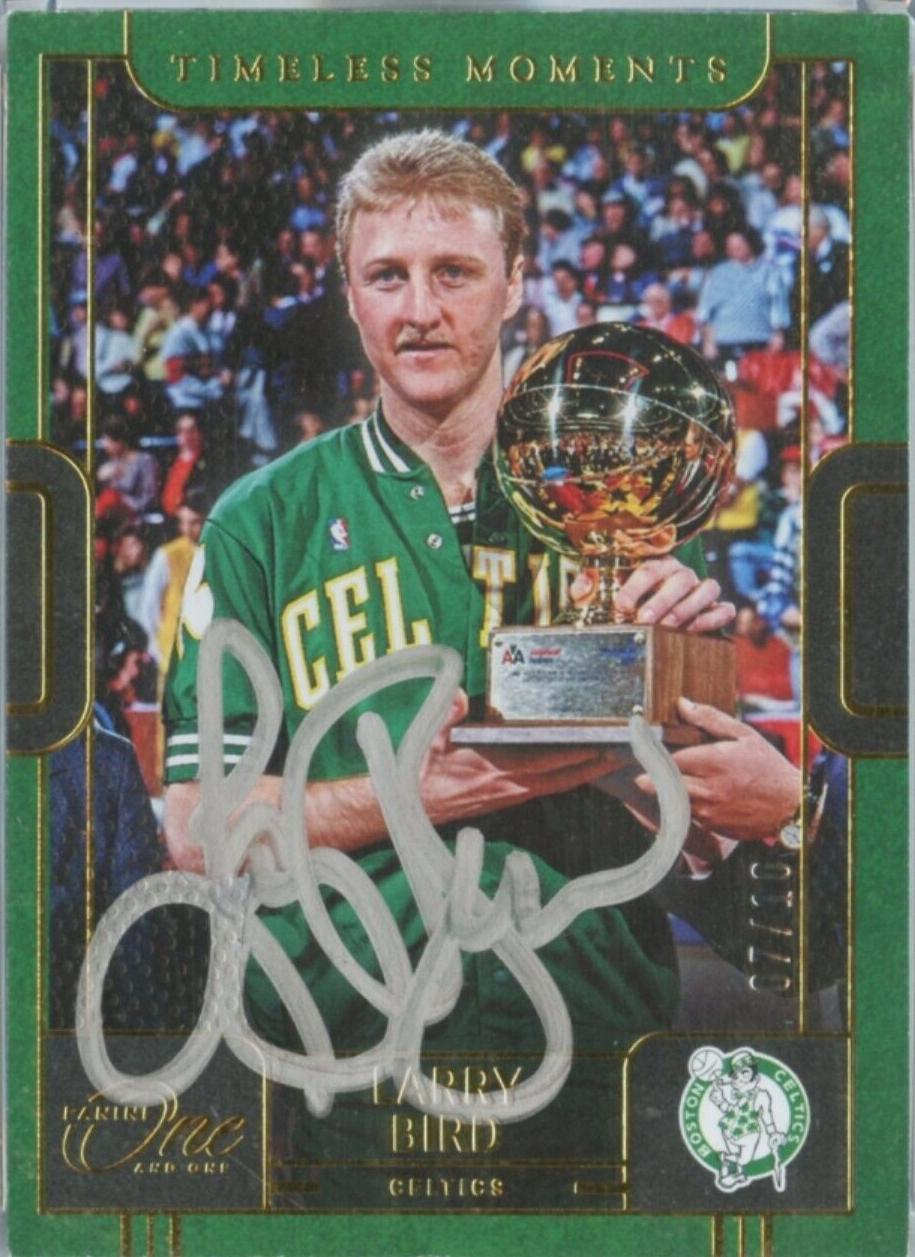 2022-23 Panini One and One - Timeless Moments Autographs Larry Bird # ...