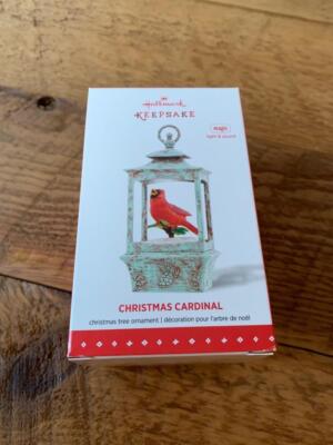 Hallmark Keepsake Ornament 2015 Christmas Cardinal Magic Light Sound ...