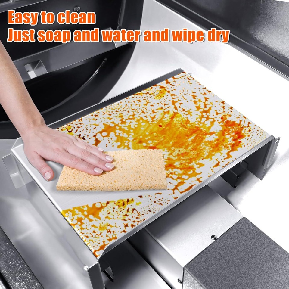 Heavy Duty Steel Heat Baffle Diffuser with Adjustment slot for Traeger ...