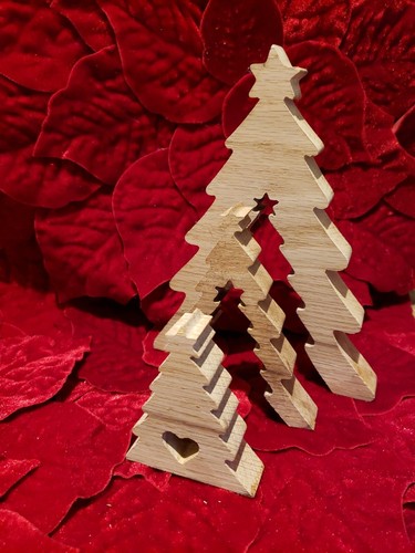 Wooden Nesting Christmas Trees | eBay