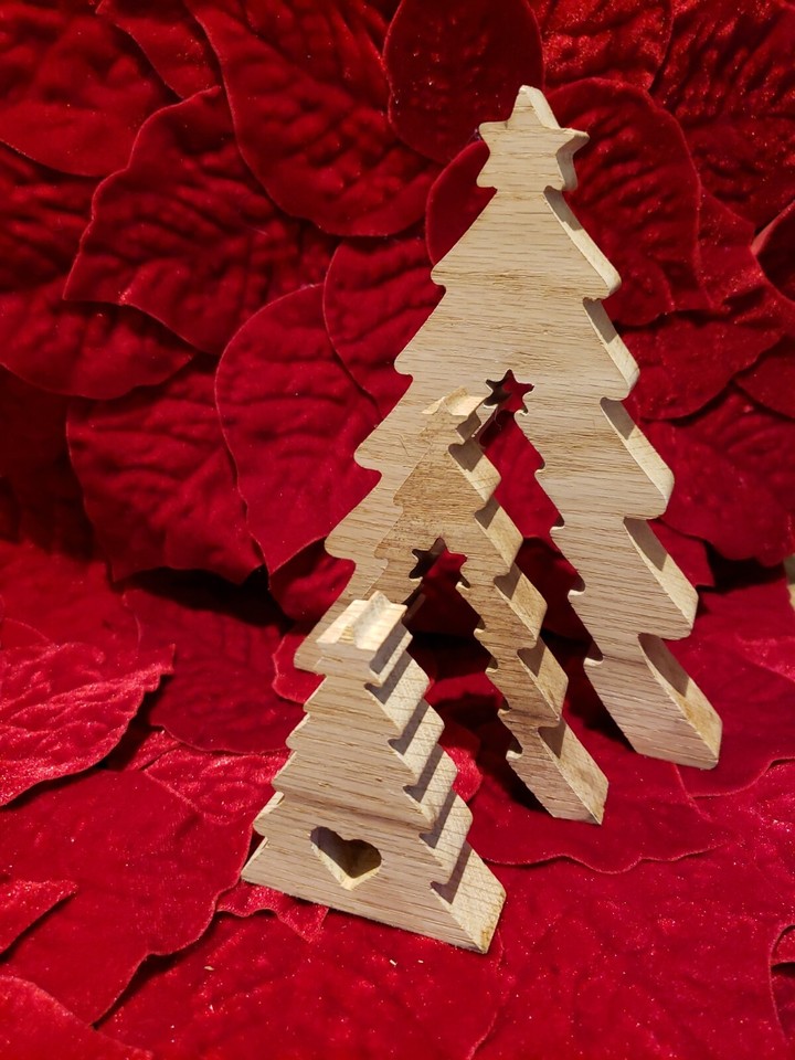 Wooden Nesting Christmas Trees | eBay