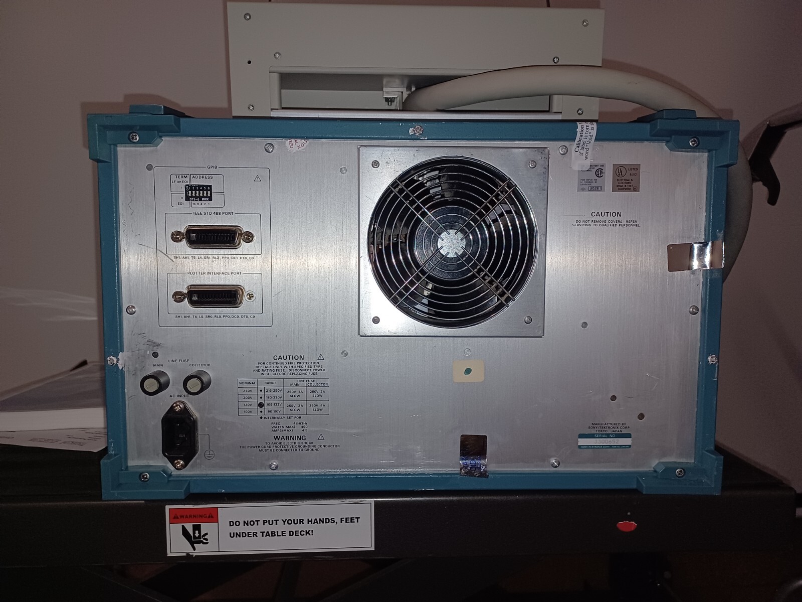 Tektronix 371A Curve Tracer w/ 371A/371B Test Fixture & Calibration ...