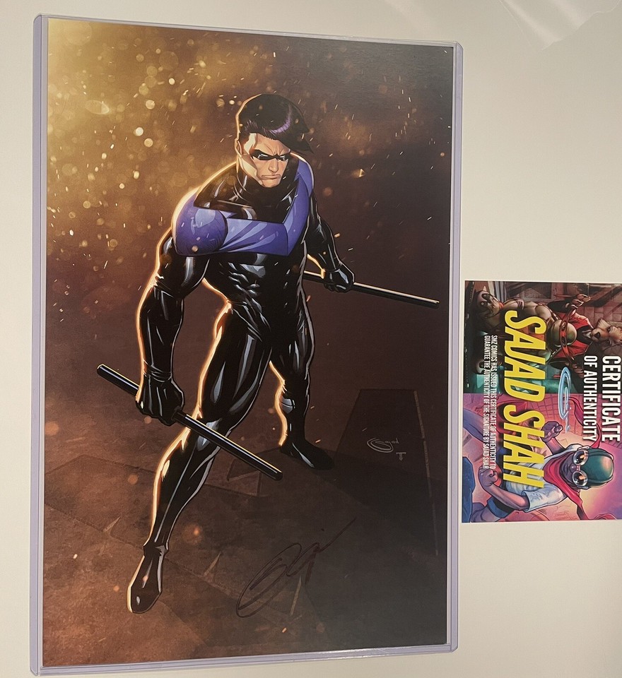 Signed Nightwing Art Print | eBay