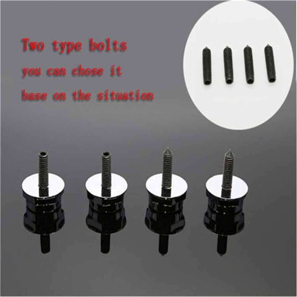 4pcs For AMG Logo Metal Bolt Caps Car License Plate Bolts Frame Screw ...