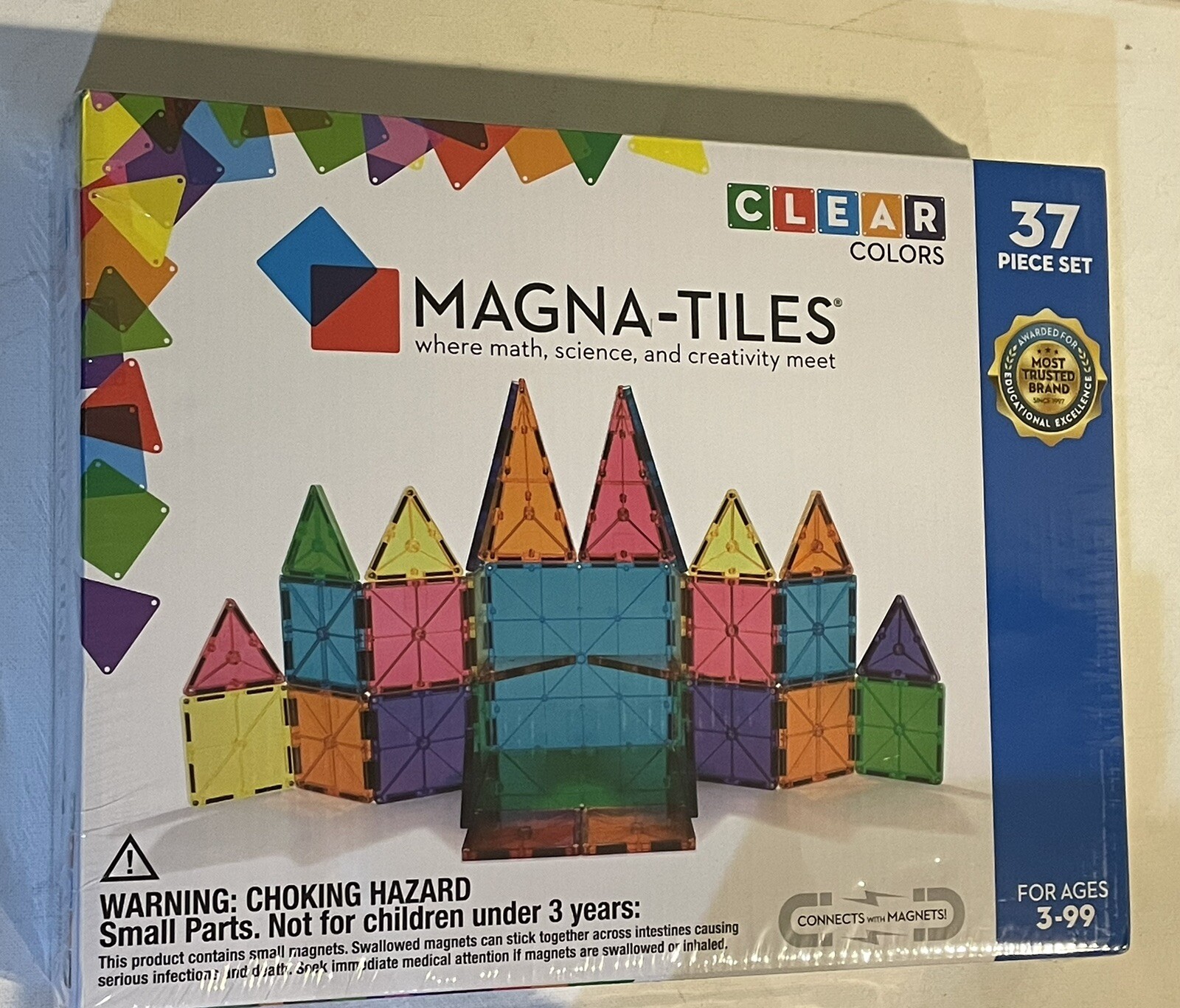 Magna-Tiles 3D Magnetic Building Set 14837 37 Piece Set. Free Shipping ...
