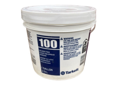 Tarkett 100 Solute-Free Clear Thin Spread Adhesive 1Gallon Bucket for ...