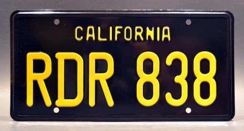 Bullitt | RDR 838 | Metal Stamped License Plate 1968 Dodge Charger | eBay