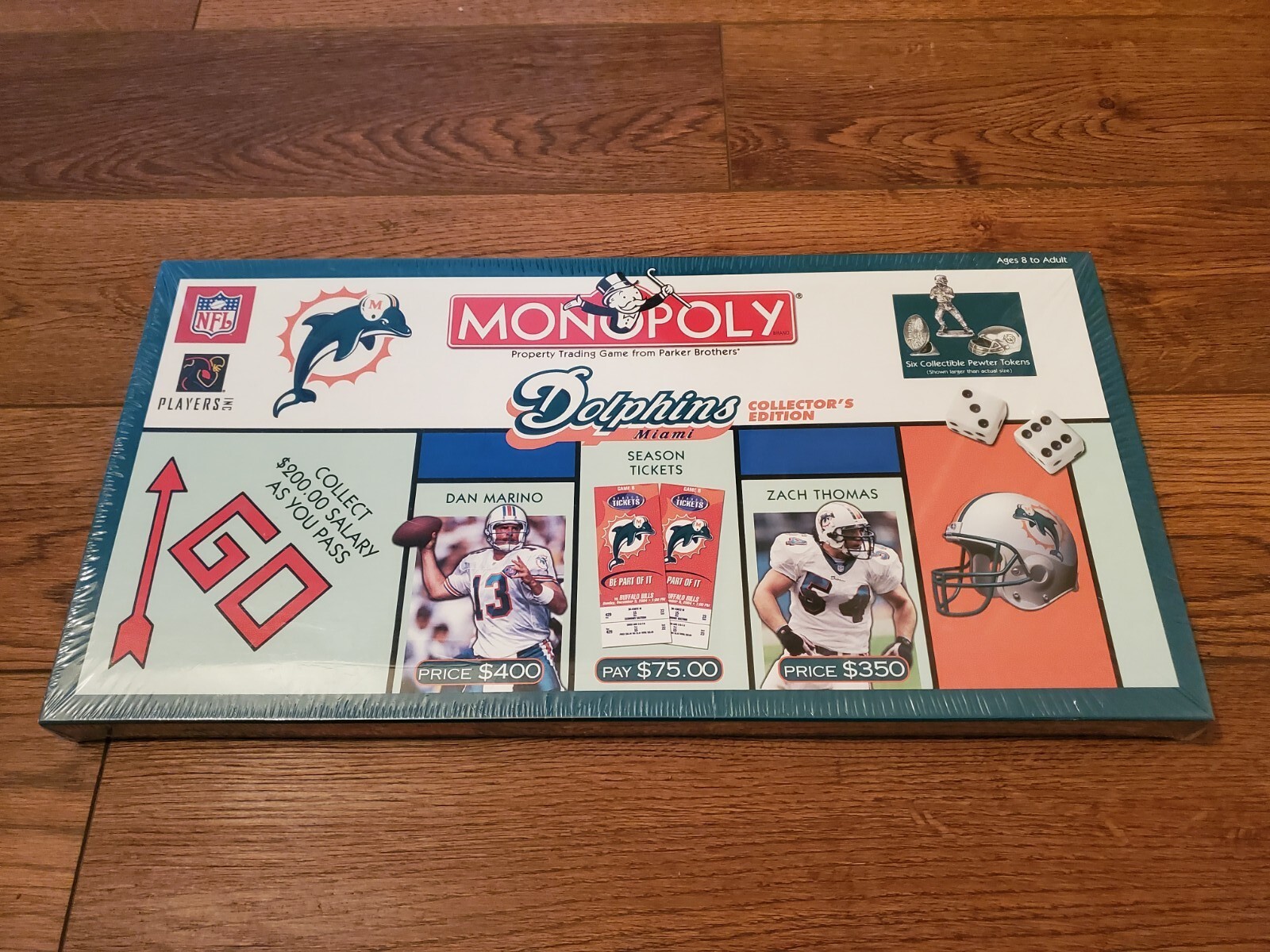 Monopoly Miami Dolphins Collector's Edition by USAopoly 2004 for sale ...