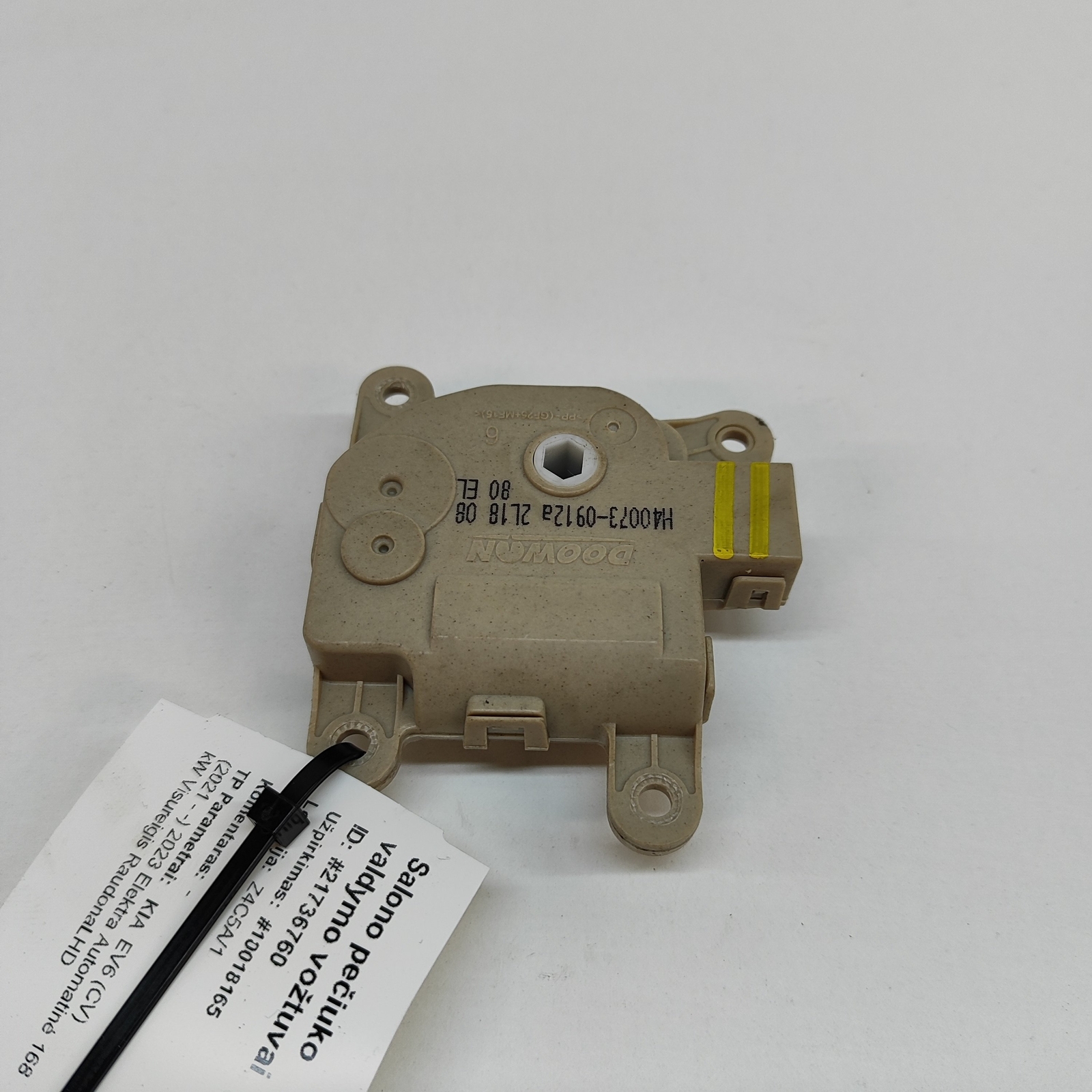 KIA EV6 CV Interior Heater Flap Motor Actuator H40073-0912A 168kw 2023 ...