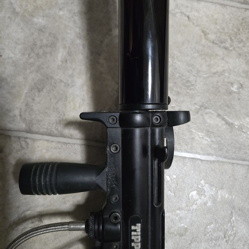Tippmann A-5 Paintball Gun /Flatline Back Spin Extended Range Barrel ...