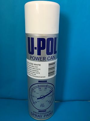 U-pol Power Aerosol Gloss White 500ml Spray Paint | eBay UK