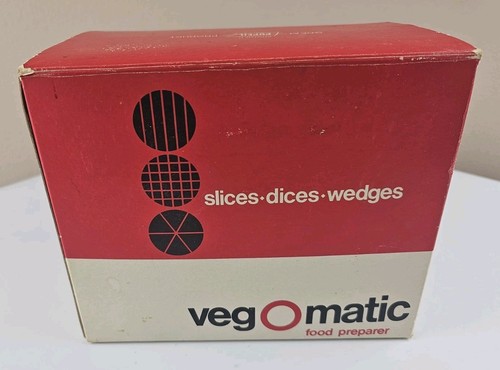 Veg-O-Matic Food Preparer Popeil Brothers Vintage 1969 Original Box ...
