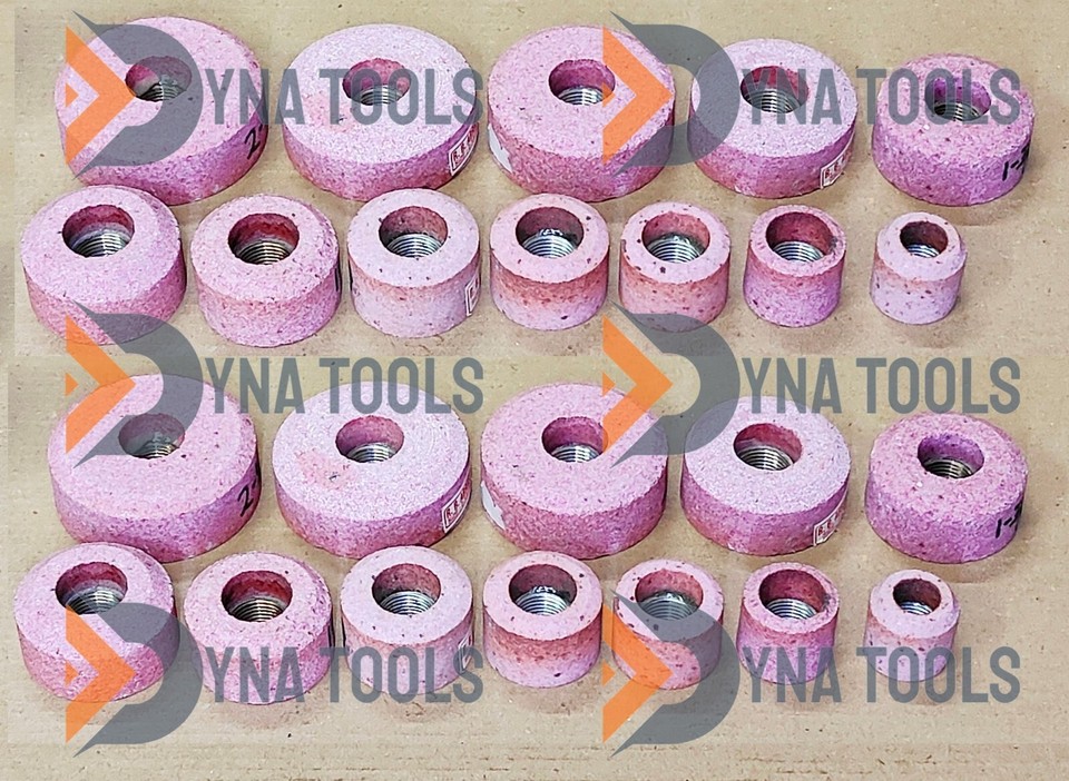 Set Of 24 Pcs New Valve Seat Grinding Stones for Sioux Holder 11/16 ...