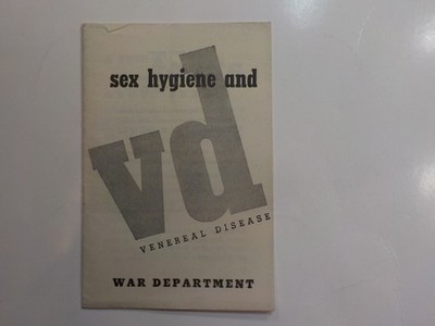 WW2 Booklet 1942 VD Venereal Disease War Department Book V.D. WW II VTG ...