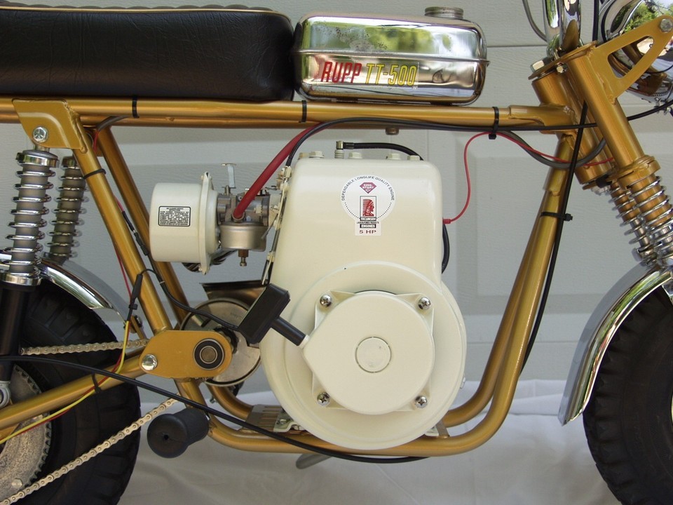 Rupp TT-500 Mini Bike 1968 Vintage Minibike H50 Tecumseh 5HP Cycle XL ...