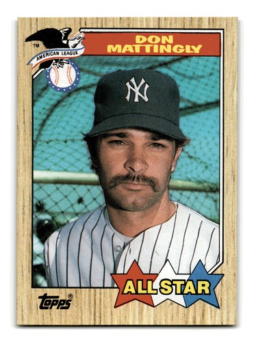 Don Mattingly 1987 Topps #606a New York Yankees Centered Mint to Gem | eBay