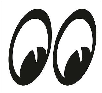 pair of EYES decal sticker vinyl wall art eye children room kids ...