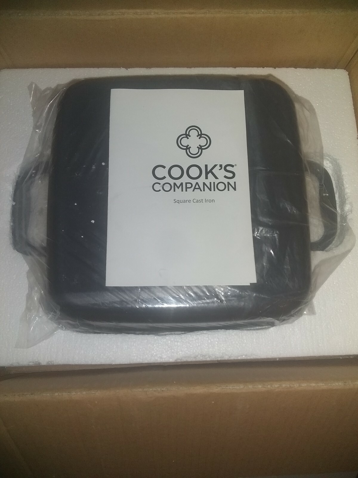 Cook's Companion Enameled Cast Iron Stick-Resistant Square 11" | eBay
