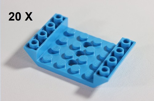 LEGO® Dark Azure Slope Inverted 45 6 x 4 Double with [20 Pieces] ID ...