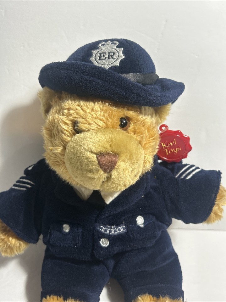 Keel Toy Teddy Bear Bobby English Policeman ER Soft Stuffed Animal ...
