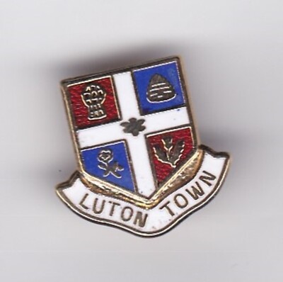Luton Town - lapel badge brooch fitting | eBay