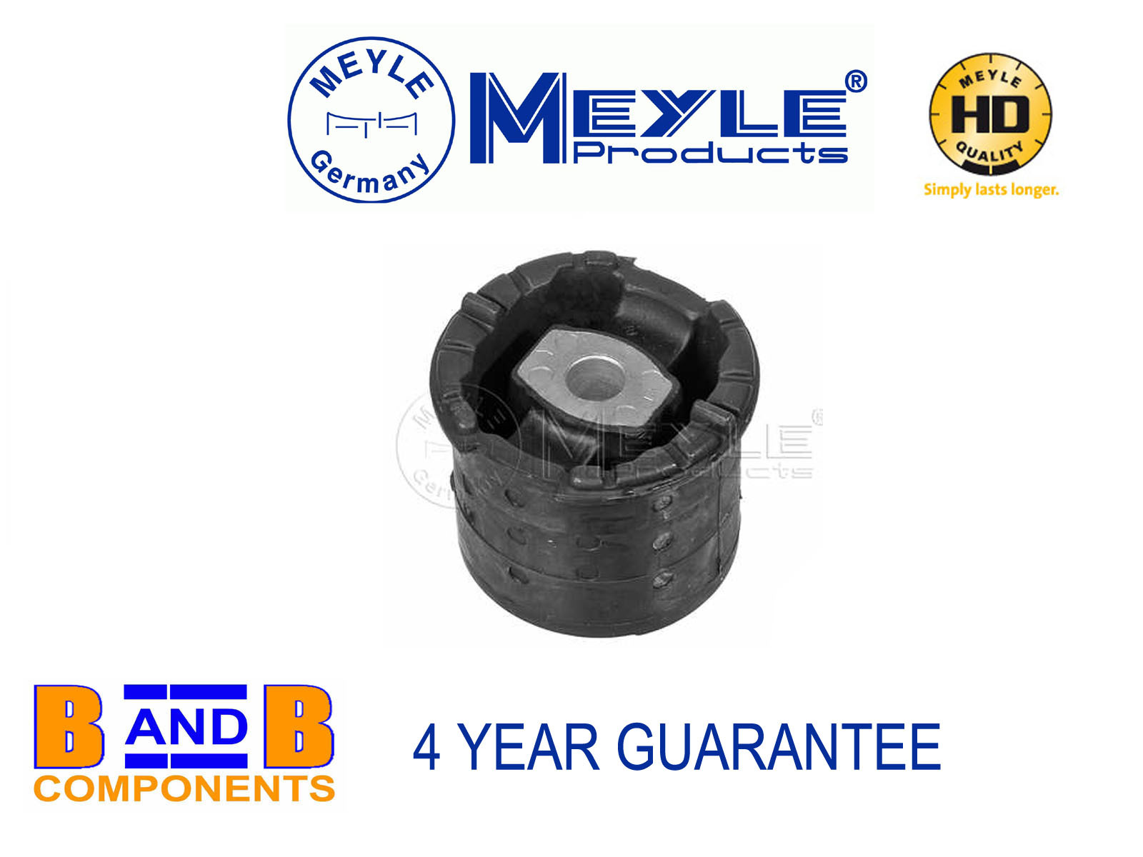BMW X5 E53 REAR SUBFRAME BUSHES SET OF 4 MEYLE HD GERMANY, 4 YEAR ...