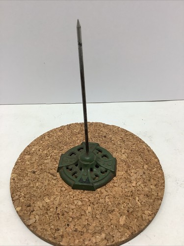 Vintage Cash Register Receipt Spike / Holder - Original Green Base | eBay