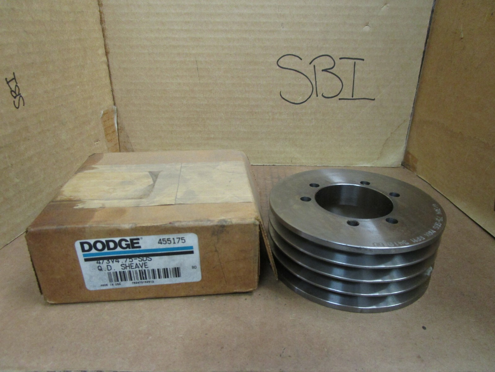 Dodge QD Sheave Pulley 4/3V4.75-SDS 43V475SDS 455175 2-1/8" Bore New | eBay