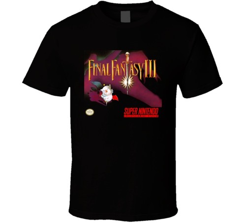 Final Fantasy III SNES Box Art T shirt | eBay