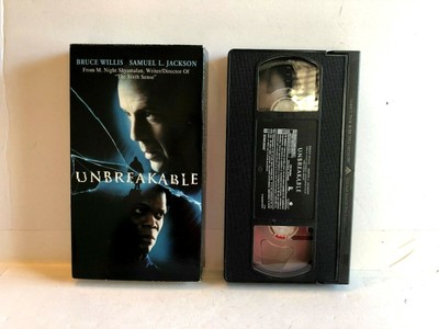 Unbreakable (VHS, 2001) Blockbuster Ex Rental Collectible 786936146028 ...
