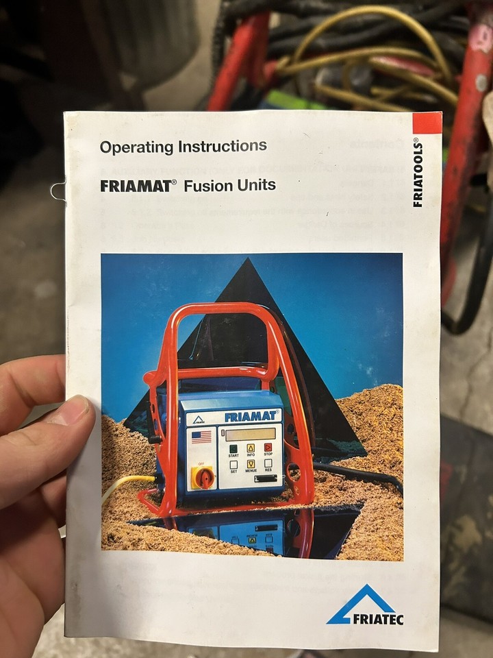 Friatec Friamat Electrofusion Machine Plastic Pipe Fusion 110V ...