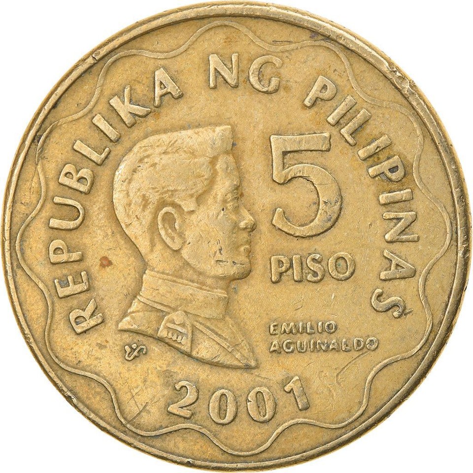 Philippines 5 Piso Coin KM272 1995 - 2017 | eBay