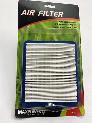 MaxPower 334305 Air Filter For Briggs & Stratton 491588; 399959; 5043K ...