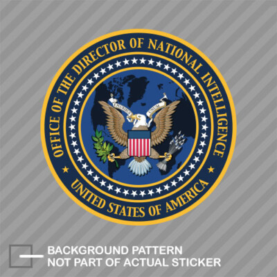 DNI Office of The Director of National Intelligence Seal Sticker Decal ...